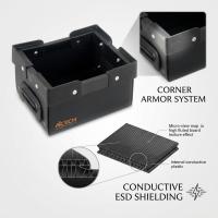 China ESD Reusable PP Corrugated Box Conductive Plastic Hollow Sheet Container For PCB Component Storage Transport for sale