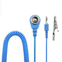 China Customized ESD Grounding Cord Antistatic Ground Wire for ESD Mat and Workbench for sale
