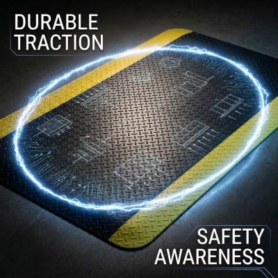 China Oil-Resistant Anti-Fatigue ESD Rubber Floor Mat for Cleanroom Electronics Workshop for sale