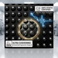 China Anti-Static SPU PU Cleanroom Entrance Mat for ESD Electronic Production Area for sale