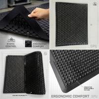 China Solvent-Free Wear-Resistant SPU PU ESD Cleanroom Flooring Mat for Gowning Rooms for sale