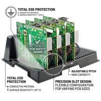 China Adjustable Height ESD PCB Storage Trolley for SMT Circuit Board Handling for sale