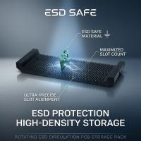 China Durable Steel ESD Circulation PCB Storage Rack for SMT Circuit Board Handling for sale