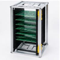 China Gear Track Adjustment ESD PCB Magazine Rack Anti static SMT PCB Storage Rack for sale