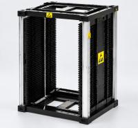 China Gear Track Adjustment ESD PCB Magazine Rack Anti static SMT PCB Storage Rack for sale