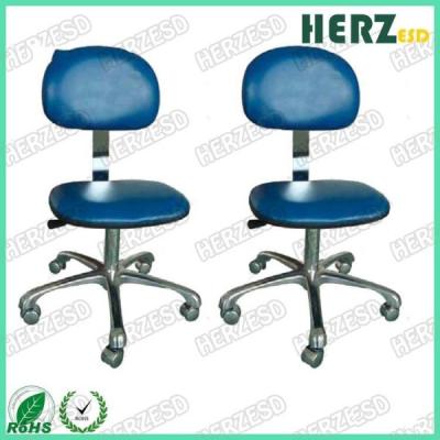 China HZ-35360 Blue ESD Safe Chair with 420-560mm Height Adjustment and 10⁶-10⁹ ohm Static Dissipation for sale