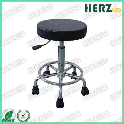 China ESD Protection Chair with Footrest - 320mm Seat Diameter, 440-600mm Height Adjustment for Electronic Assembly for sale