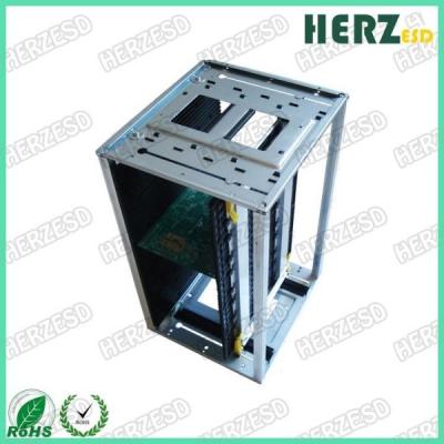 China HZ-2603 ESD SMT PCB Magazine Rack 5.0KG Capacity 50 Slots Temperature Resistance 80℃-200℃ for sale