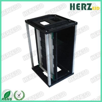 China HZ-2604 ESD PCB Magazine Rack 355x320x563mm with 50-Slot Capacity and 10³-10⁹Ω Surface Resistance for sale