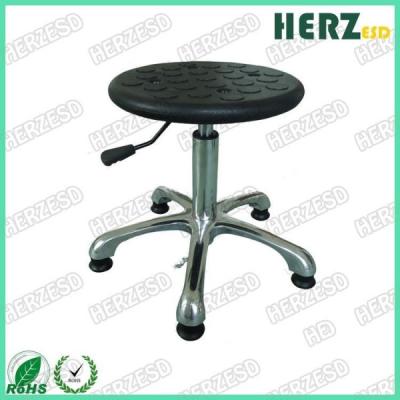 China Polyurethane Material ESD Safe Chairs Aluminium Alloy Five Star Feet Radius 240mm for sale