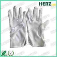 China HZ-4502 Anti-Slip ESD Anti-Static PVC Gloves with Grip Palm Dots - 10^9-10^11 Ohm Surface Resistance for Electronics Manufacturing for sale