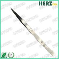 China ST-12 ESD Stainless Steel Cleanroom Tweezers - Straight Needle Nose Type with Anti-Acid Properties for sale