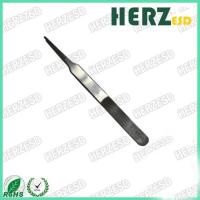 China ST-13 High Precision ESD Tweezers with Polished Medium Tips for Electronics Assembly and Cleanroom Use for sale