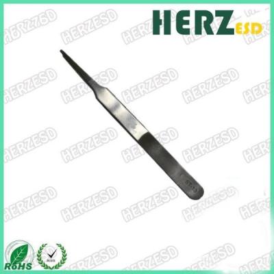 China ST-13 High Precision ESD Tweezers with Polished Medium Tips for Electronics Assembly and Cleanroom Use for sale