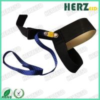 China 1M Ohms ESD Safety Heel Strap with 18-inch Conductive Ribbon - Blue/Black or Black Options for Static Protection for sale
