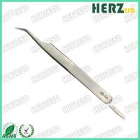 China 5B-SA Antistatic Stainless Steel ESD Tweezers with Curved Tips - 300+ Styles for Electronics Assembly for sale