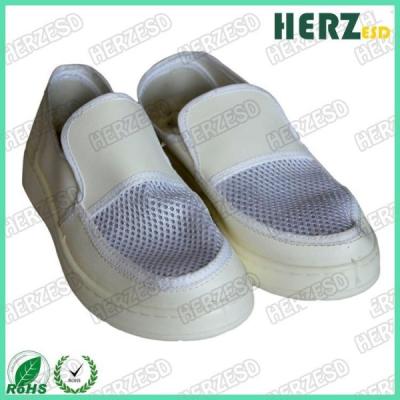 China HZ-4309B ESD Mesh Safety Shoes for Cleanrooms - Anti-Static 10⁶-10⁹ Ohm Footwear in Sizes 34-48 for sale