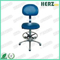 China Blue Color ESD Safe Chairs Adjustable Height 660-860mm Arm Rest Available for sale
