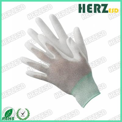 China Industrial Antistatic Work Gloves ESD Conductive Carbon Fiber with 10⁶-10⁹Ω Resistance and 20-23cm Length for sale