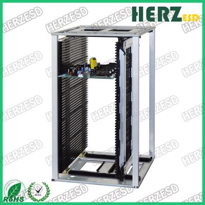China HZ-2603 ESD Magazine Rack 355×320×563mm with 50 PCB Slots and 80°C Temperature Resistance for sale