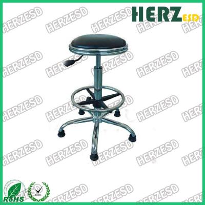 China HZ-34311 ESD Safe Chair with 320mm PU Leather Seat and 670-870mm Height Adjustment for Electronics Assembly for sale