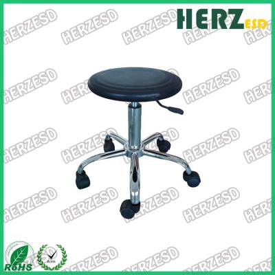 China PU Foam ESD Safe Chairs Seat Diameter 325mm System Resistance 10e6-10e9ohm for sale
