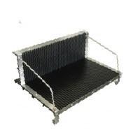 China HZ-2703 L-Style ESD PCB Rack with 10mm Slot Pitch and 38 PCB Capacity for Hanging Cart Systems for sale