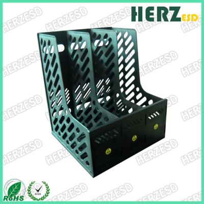 China Vertical 3-Column ESD Document Holder A4 Size with 10^5-10^8 Ohm Surface Resistance for Cleanroom Use for sale