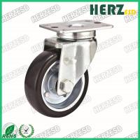 China ESD Conductive Metal Core Rubber Caster Wheels 2-6 Inch Size Range with 100-500kg Load Capacity for Industrial Applications for sale