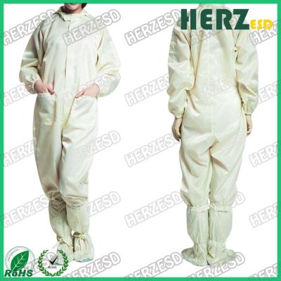China Unisex ESD Protective Clothing 10⁶-10⁹ Ohms Anti-Static Overalls for Electronics Industry - S-XXL Sizes for sale