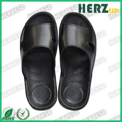 China HZ-4305 ESD PU Cleanroom Slipper - Anti-Static 10e7-10e9 Ohm Surface Resistance, Sizes 34-46 for sale