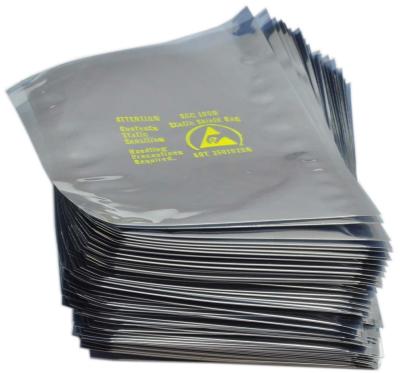 China ESD Static Discharge Shielding Bags 6 mils Thickness with 6000 PSI Tensile Strength for Electronics Protection for sale