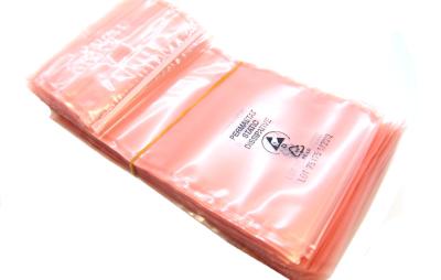 China Custom ESD Shielding Bags 6 mils 150μm with 6000 PSI Tensile Strength for Electronic Component Protection for sale