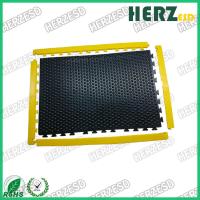 China 12.5mm ESD Rubber Anti-Static Anti-Fatigue Mat 610x910mm with 10⁶-10⁹ Ohm Surface Resistance for sale