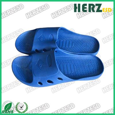 China HZ-4302 ESD SPU Slipper Anti-Static Sandals Size 34-46 with 10⁷-10⁹ Ohm Surface Resistance for sale