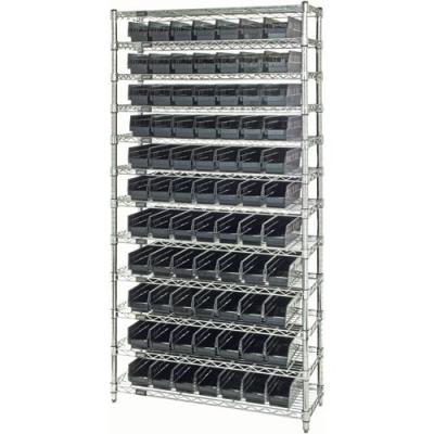 China HZ-28102 Chrome Plated ESD Wire Mesh Shelf Trolley 1500mm Height with 70kg Castors for Cleanroom Workshop for sale