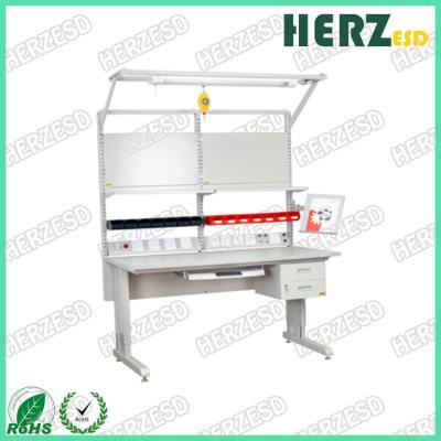 China Customized ESD Work Table Anti-Static Workbench 670-1120mm Height Adjustable 500kg Load Capacity for sale
