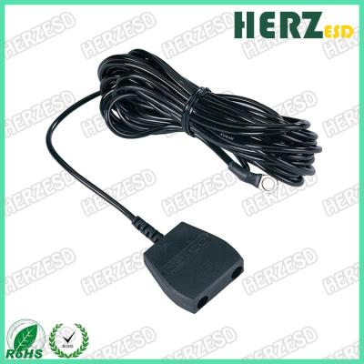 China 2.2mm Wire Diameter ESD Safety Grounding Strap with Socket - 1.8M/2.5M PU Cord for Industrial ESD Control for sale
