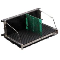 China HZ-2703 L-Style ESD Hanging PCB Rack - 410x280x165mm, 38 PCB Capacity, 10⁴-10⁹Ω Surface Resistance for sale