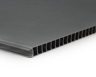China ESD Black PP Corflute Conductive Sheet 2-8mm Thickness 1800mm Width for Electronic Storage for sale