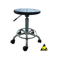 China Cleanroom BIFMA 4 Holes PU Foaming Height Adjustable ESD Safe Chairs for sale