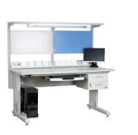 China 500kg Load Capacity ESD Workbench with 670-1120mm Height Adjustment - EN61340 & GB3007-97 Certified Anti-Static Work Table for sale