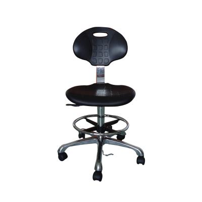 China 600-800mm Height Conductive Nylon Castor ESD Stool Chair with 10⁶-10⁹ Ohm Resistance and ANSI/BIFMA Certification for sale