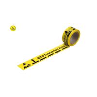 China Wear Resistant PE PVC ESD Floor Tape 50mm x 33m with Anti-Slip Coating for Electrostatic Protected Areas for sale