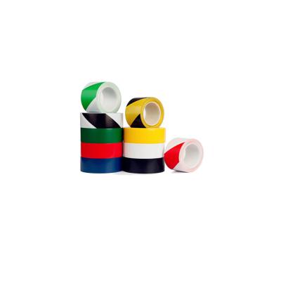 China 0.13mm Thickness ESD Warning Floor Tape - 48mm x 22m Yellow/Black EPA Marking for Static Sensitive Areas for sale