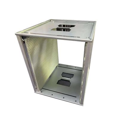 China Folding 3.5mm Groove Depth ESD Pack Adjustable Steel Rack for sale