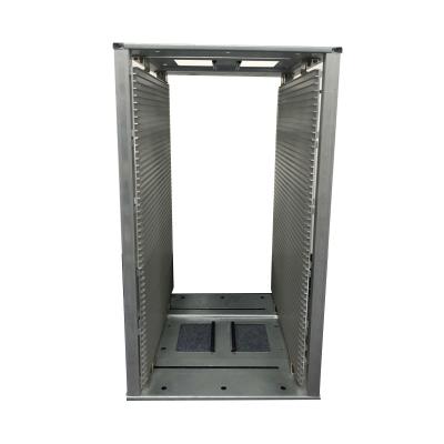 China Electronic 10mm pitch Zinc Coating Steel Vertical ESD Magazine Rack for sale