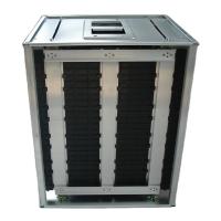 China Gear Core Foldable Steel SMT Magazine Rack 460x400x563mm with 50 PCB Slots and 200℃ Temperature Rating for sale