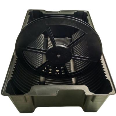 China 3mm Conductive Polystyrene ESD Storage Box for 330mm SMT Reels - Holds 33 Reels with 10e4-10e9 Ohm Resistance for sale