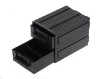 China HZ-2701 ESD Component Drawer Box 138x93x46mm with 10⁴-10⁹Ω Surface Resistance for Electronic Parts Storage for sale